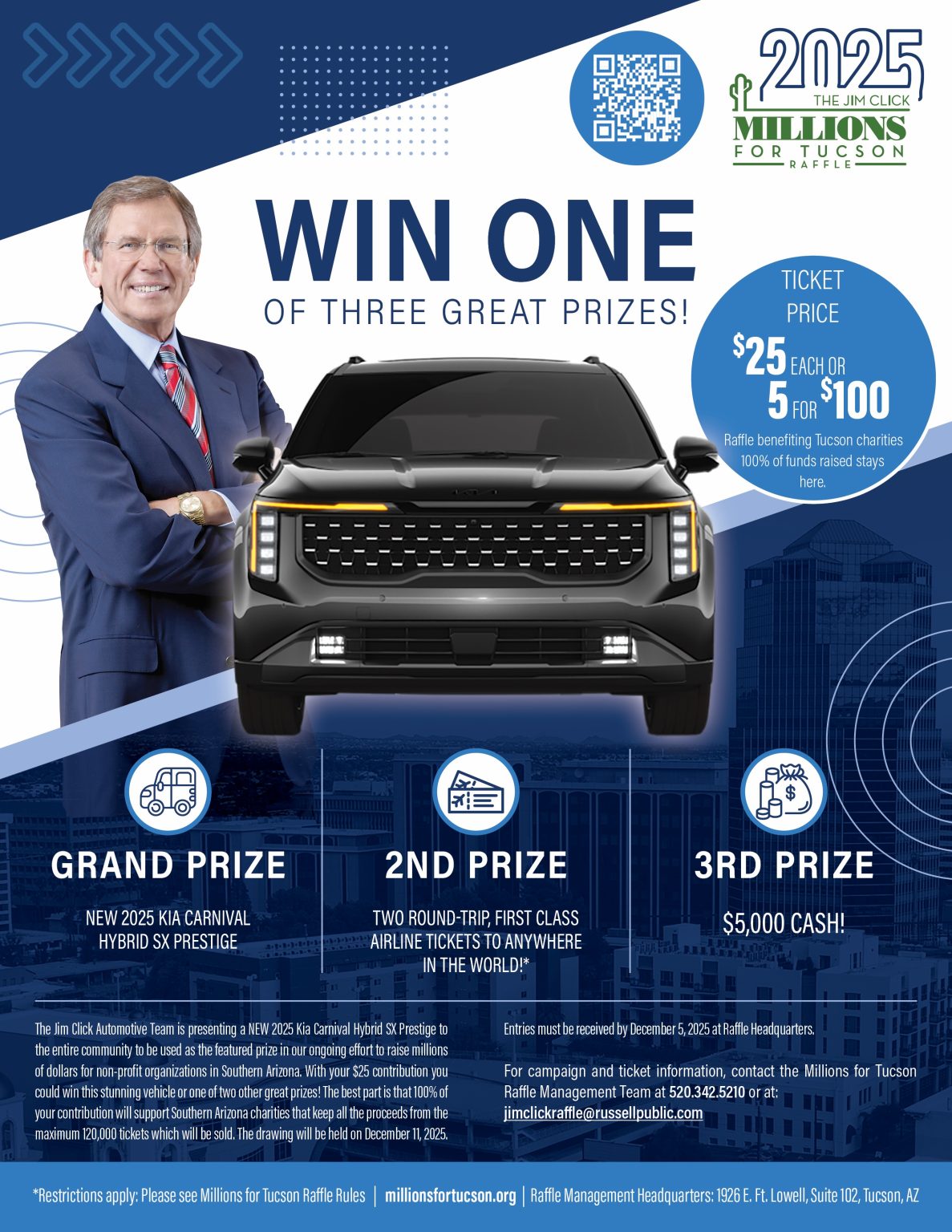 Jim Click Millions for Tucson Raffle – Foothills Philharmonic